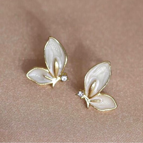 Jewelry | Purity Butterfly Fairy Shimmer Enamel Innocent Side Profile ...